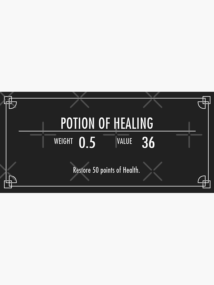 "Potion of Healing" Sticker for Sale by lobstershorts | Redbubble