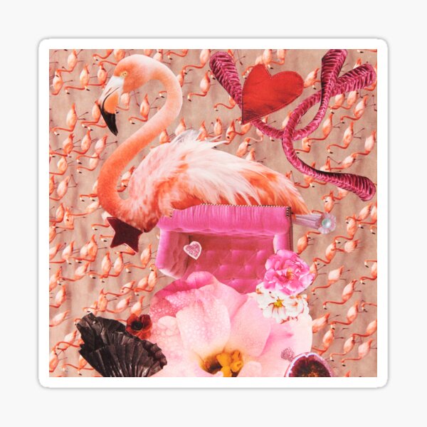 "Exuberant Meditations in Shades of Pink" Sticker for Sale by ...