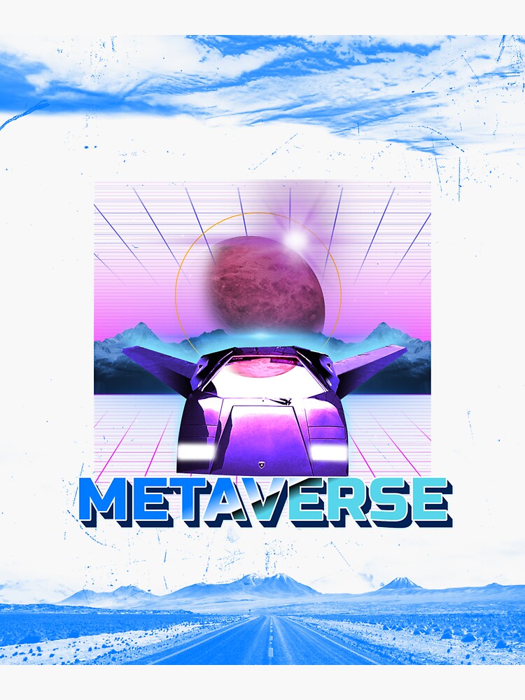 "Metaverse" Sticker for Sale by Mysmartworld | Redbubble