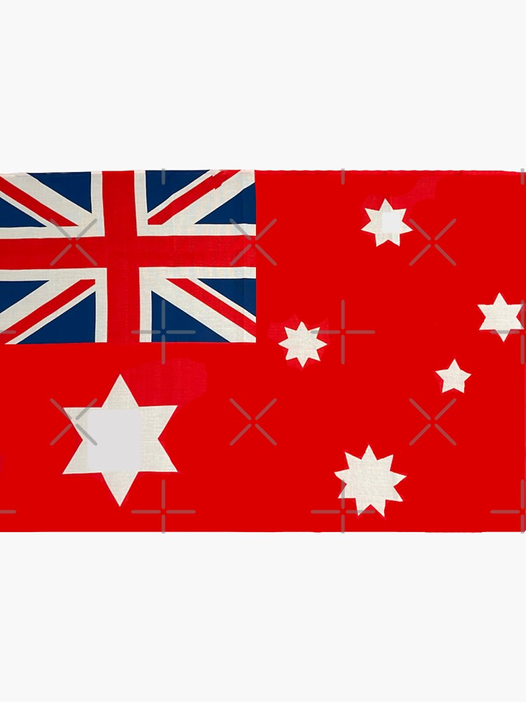 "Australia Red Ensign Flag" Sticker for Sale by TheKingdomAttic | Redbubble