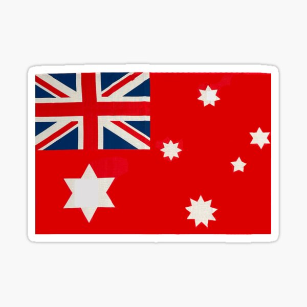 "Australia Red Ensign Flag" Sticker for Sale by TheKingdomAttic | Redbubble