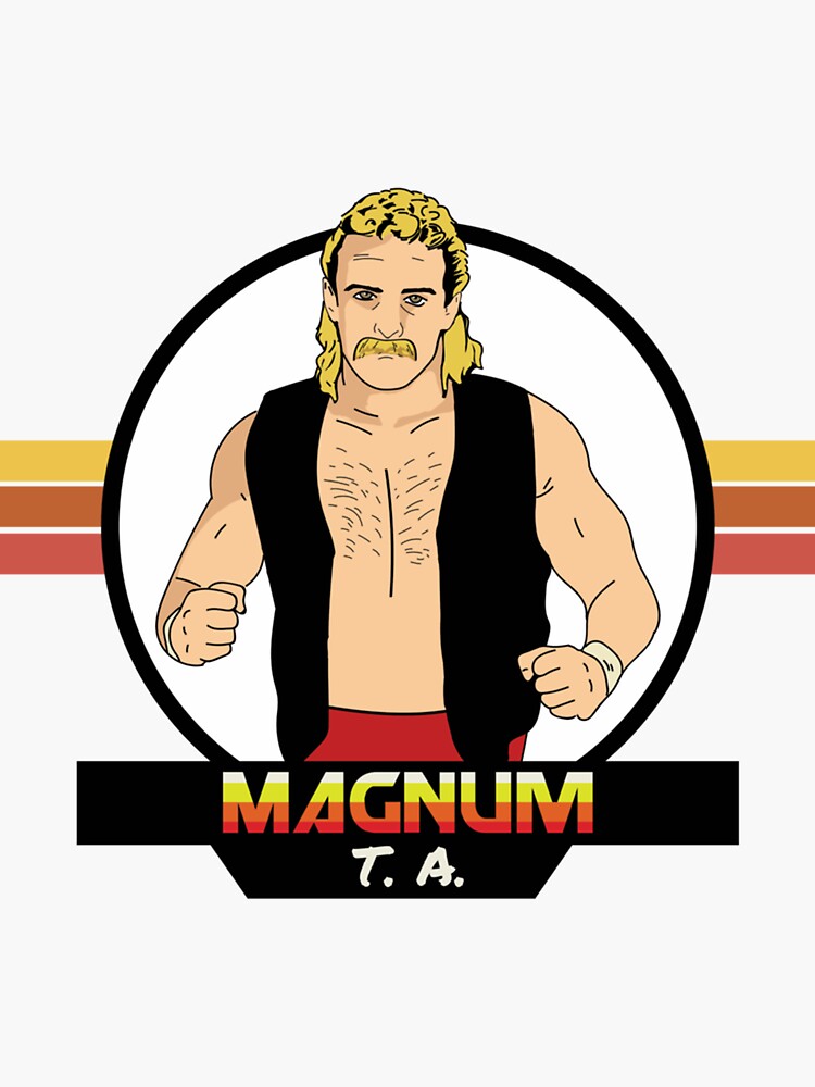 "Magnum TA" Sticker by PrettyClaire | Redbubble