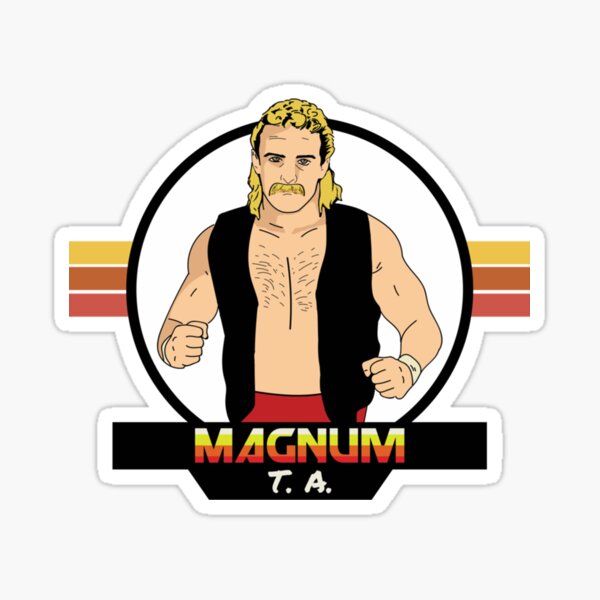"Magnum TA" Sticker by PrettyClaire | Redbubble
