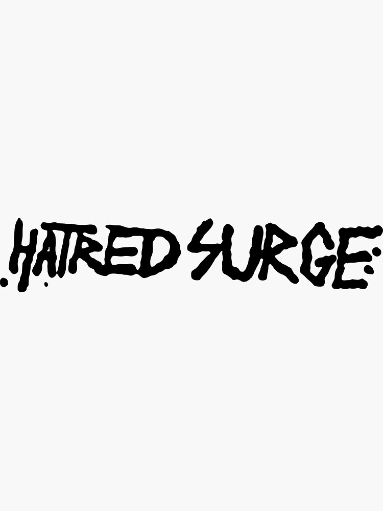 "Surge 2 Hatred white cheap" Sticker for Sale by Oriagana | Redbubble