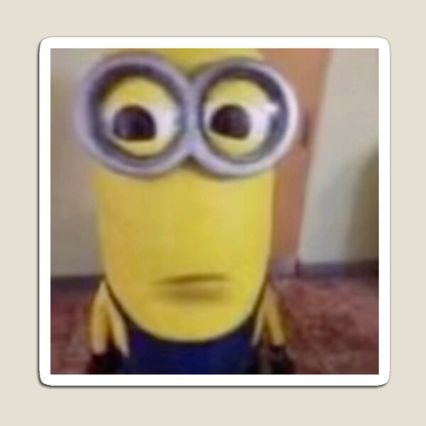 "Minion meme" Magnet for Sale by abbeyclewis | Redbubble