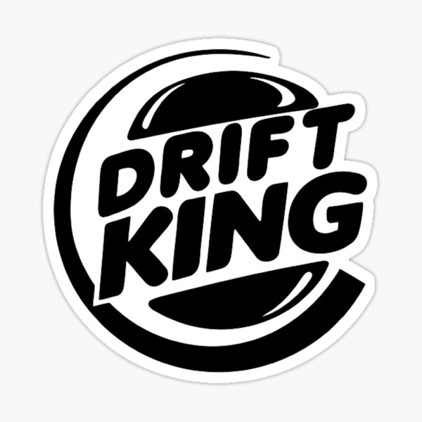 "drift king sticker" Sticker for Sale by XBeNBoX | Redbubble