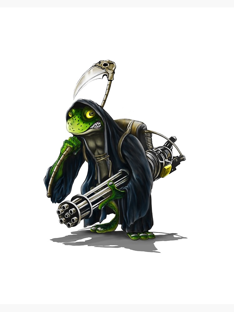 "Reaper Toad (Colored)" Art Board Print for Sale by weaponswarden ...