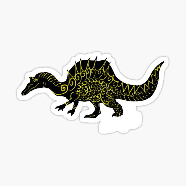 "Spinosaurus " Sticker for Sale by Manalopangaea | Redbubble