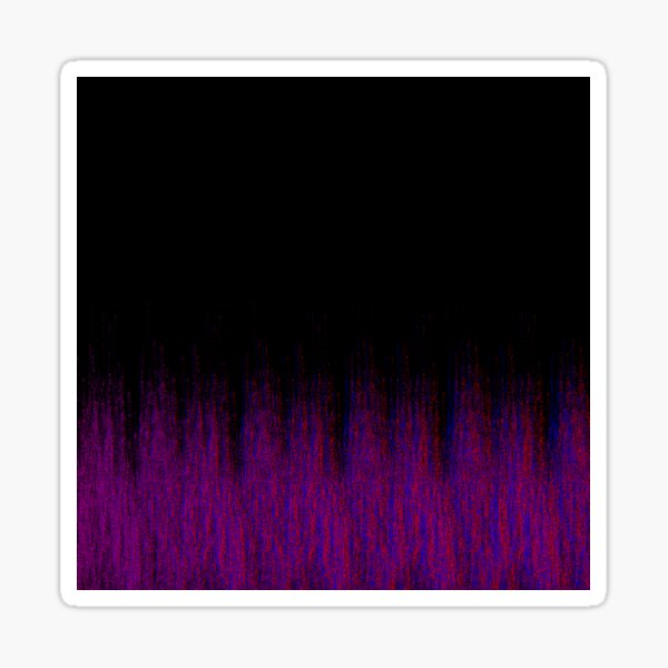 "Memories of TV Static " Sticker for Sale by Sevenylime | Redbubble