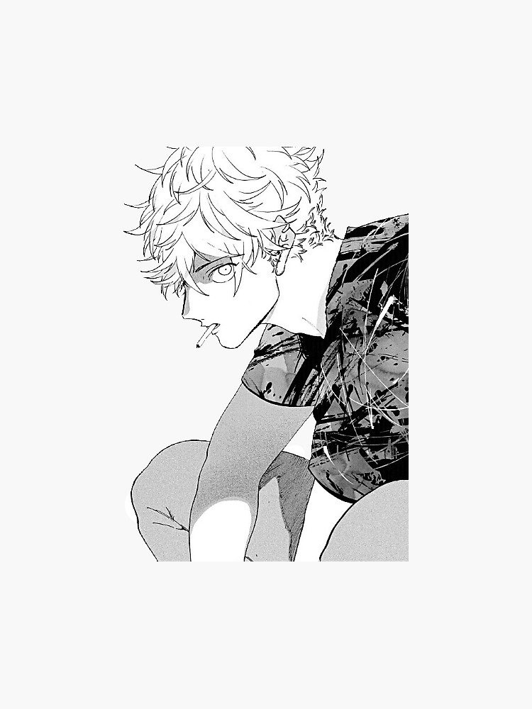 "Yatora Cigarette - Blue Period" Sticker for Sale by frogillustrates ...