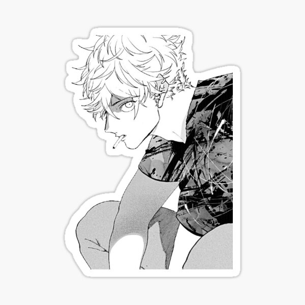 "Yatora Cigarette - Blue Period" Sticker for Sale by frogillustrates ...