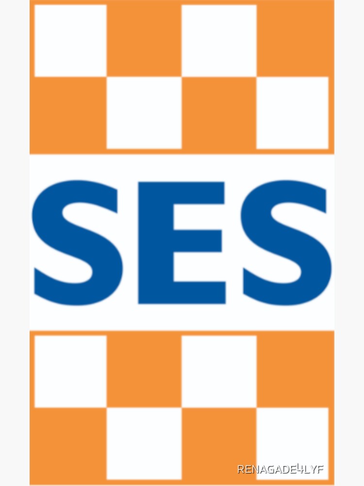 "SES- Logo" Sticker for Sale by RENAGADE4LYF | Redbubble