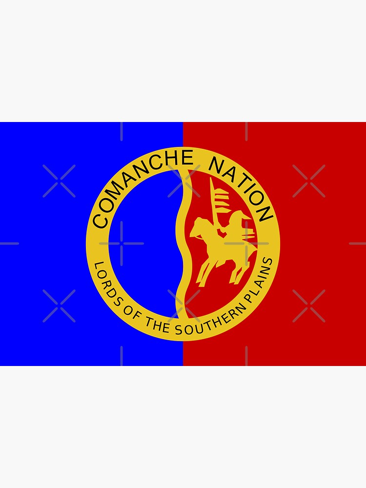 "Flag of the Comanche Nation" Sticker for Sale by mo91 | Redbubble
