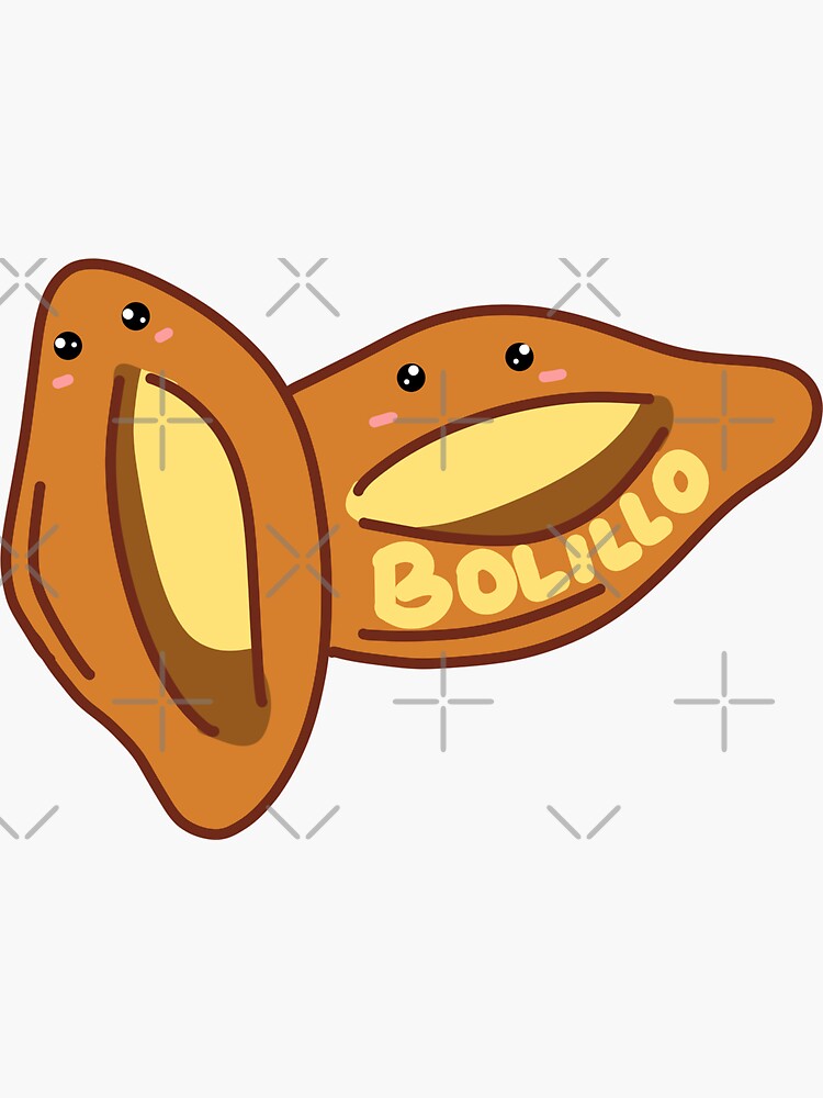 "BOLILLO BREAD - MEXICAN FOOD" Sticker for Sale by FuzzyWuffy | Redbubble
