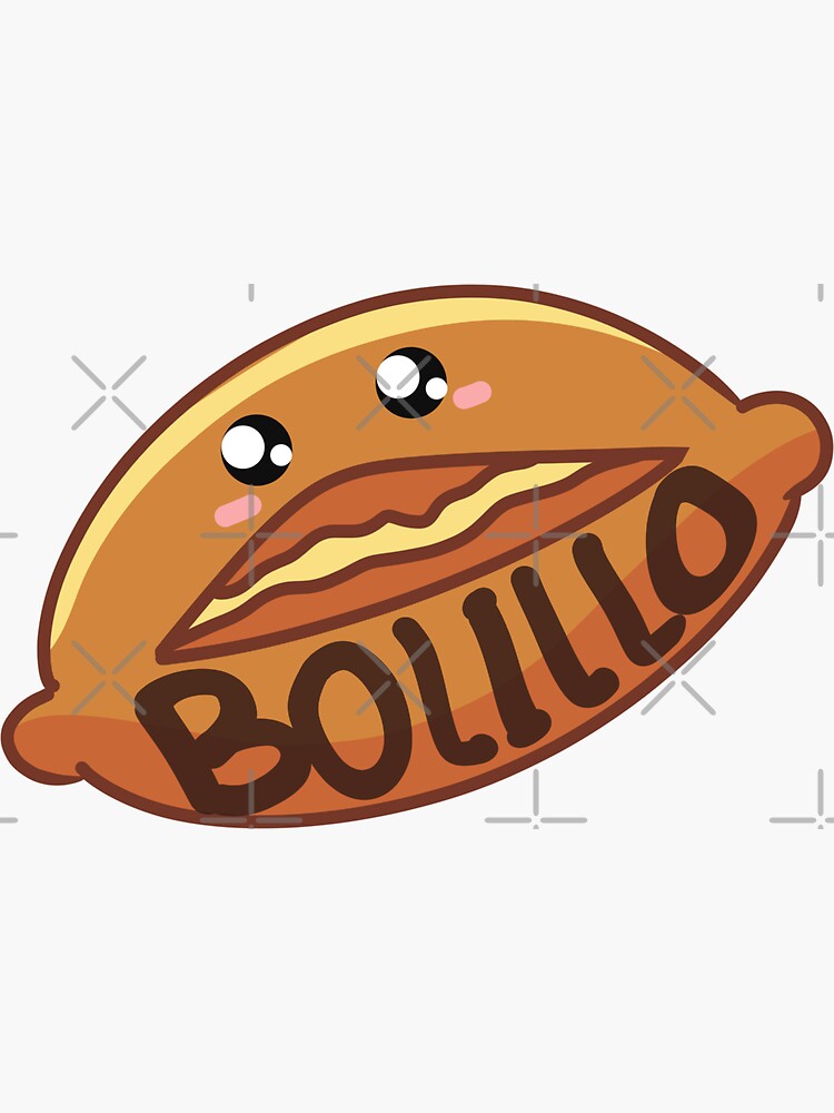 "BOLILLO BREAD - MEXICAN FOOD" Sticker for Sale by FuzzyWuffy | Redbubble