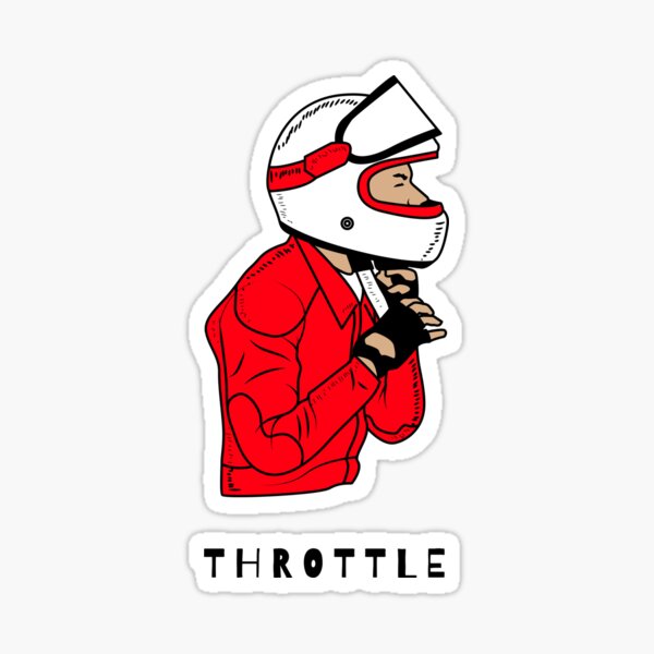 "Throttle " Sticker for Sale by Dreakea | Redbubble