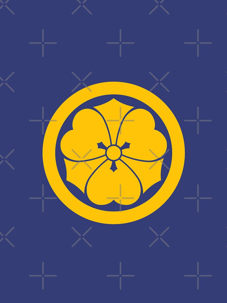 "Sakai Mon Japanese samurai clan in yellow" T-shirt for Sale by ...