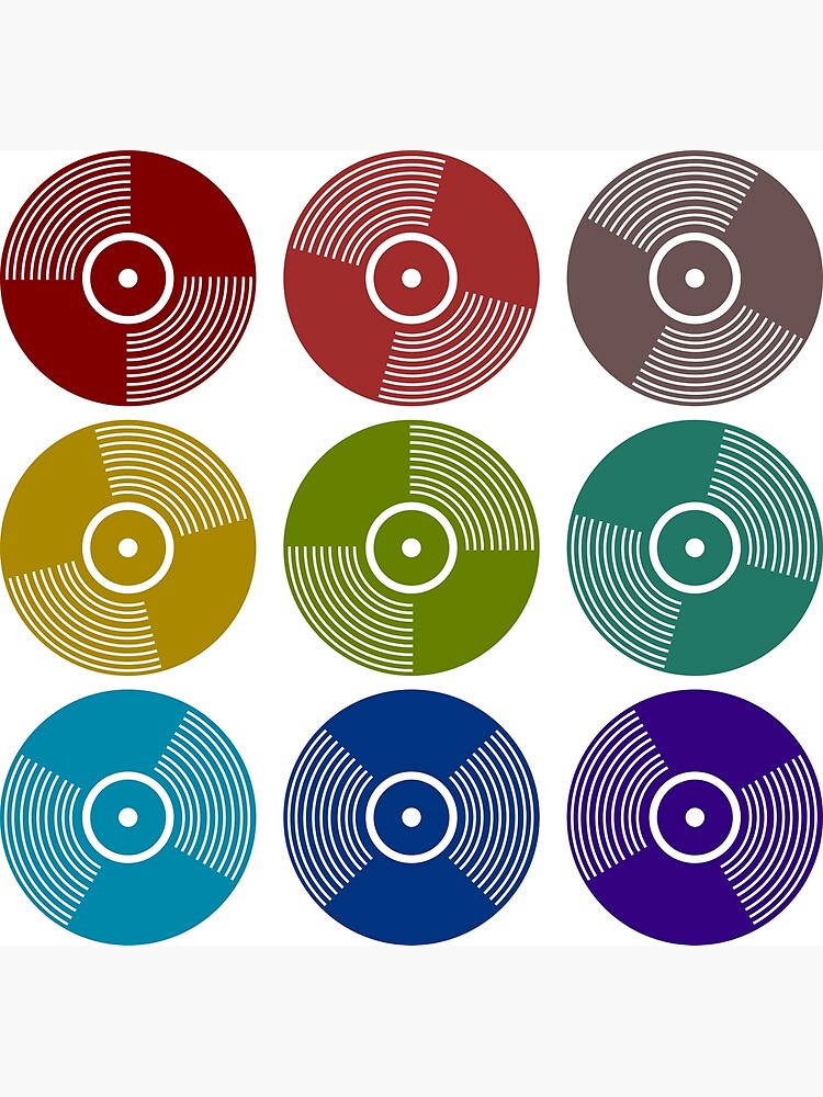 "disc art" Poster for Sale by sableak | Redbubble