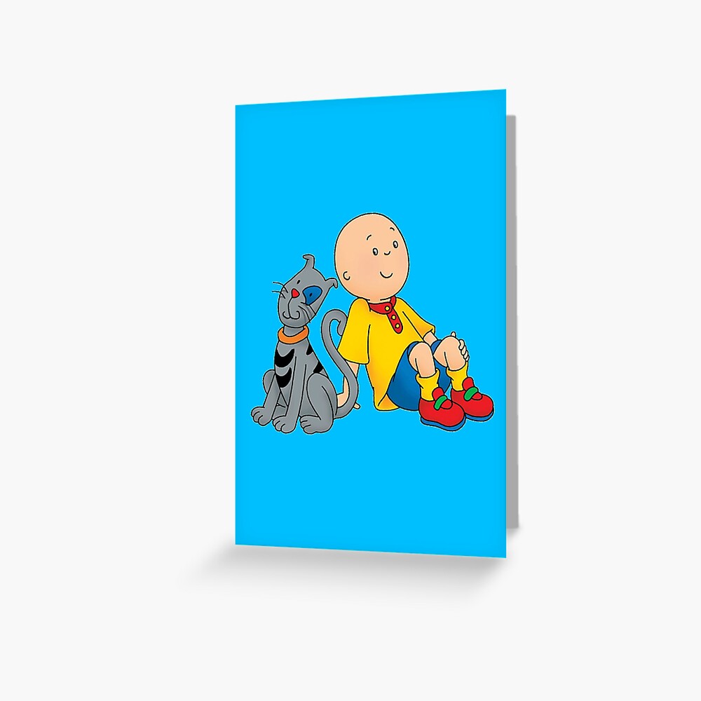 "Caillou and Cat Characters" Greeting Card by Extra-Pro | Redbubble