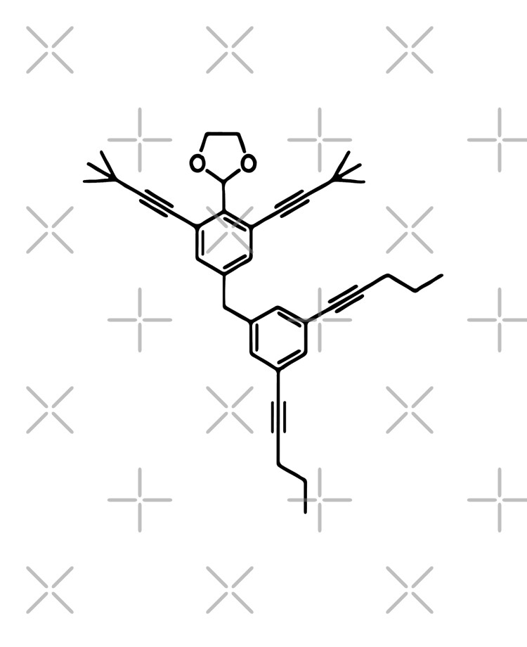 "Dancing Molecule carbon Benzene. Physics Maths. 2-(2,5-Bis(3,3 ...