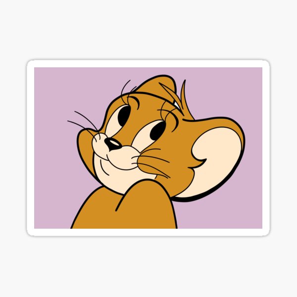 "CUTE JERRY CARTOON" Sticker for Sale by VisualCreator | Redbubble