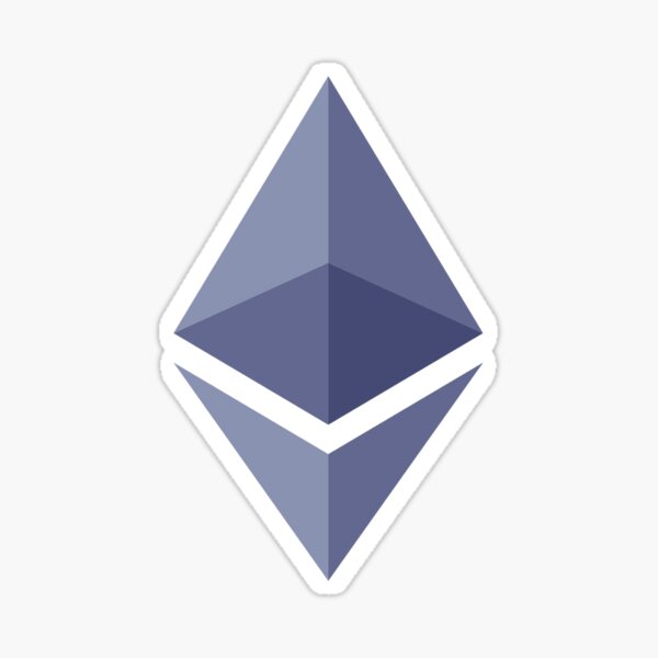 "eth logo" Sticker for Sale by Sh1ftr | Redbubble