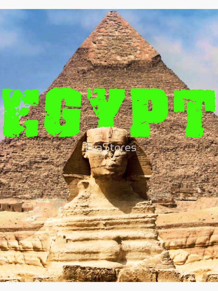 "Egypt Great Sphinx of Giza" Sticker for Sale by EraStores | Redbubble