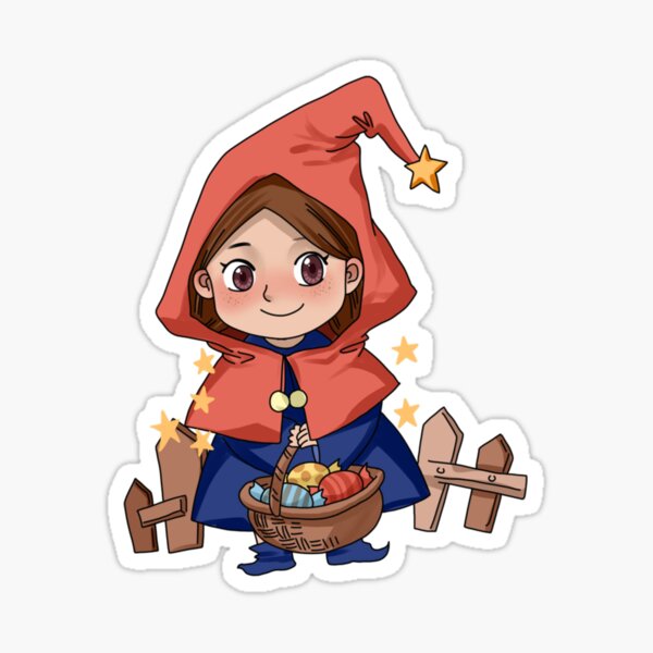 "Little Red Riding Hood" Sticker for Sale by abadaoucht | Redbubble