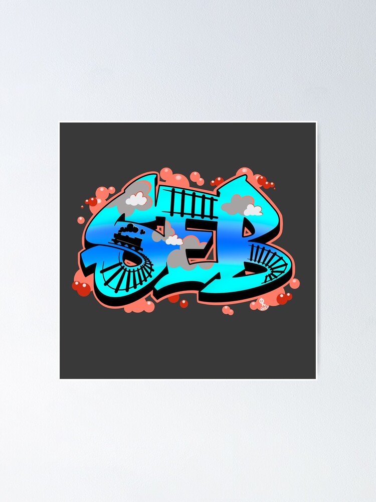 "Seb" Poster for Sale by ArtheUK | Redbubble