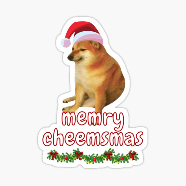 "Memry Cheemsmas | Christmas Doge Gifts | Merry Christmas Cheems Doge ...