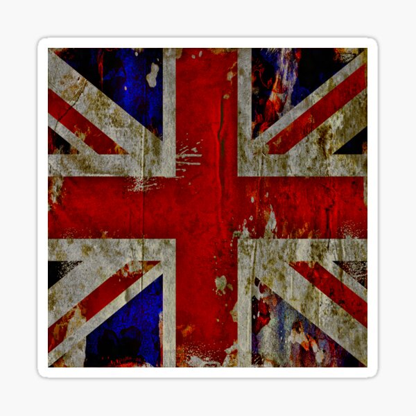 "Union Jack Flag" Sticker by x1brett | Redbubble