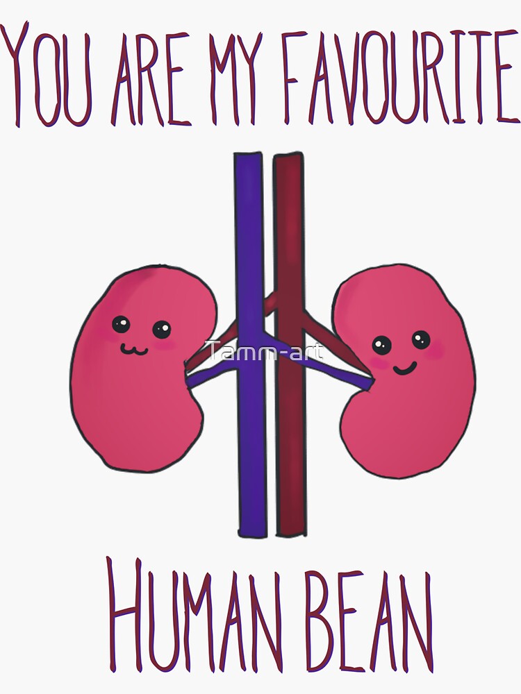 "You are my favorite human bean" Sticker for Sale by Tamm-art | Redbubble