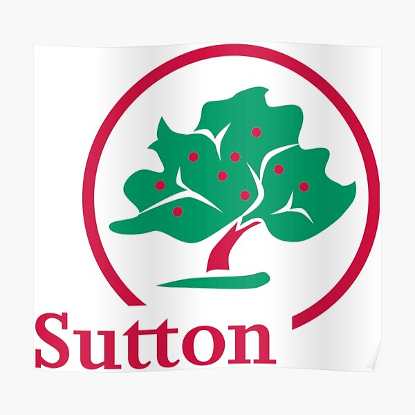 "Logo of the London Borough of Sutton" Poster for Sale by Shav | Redbubble