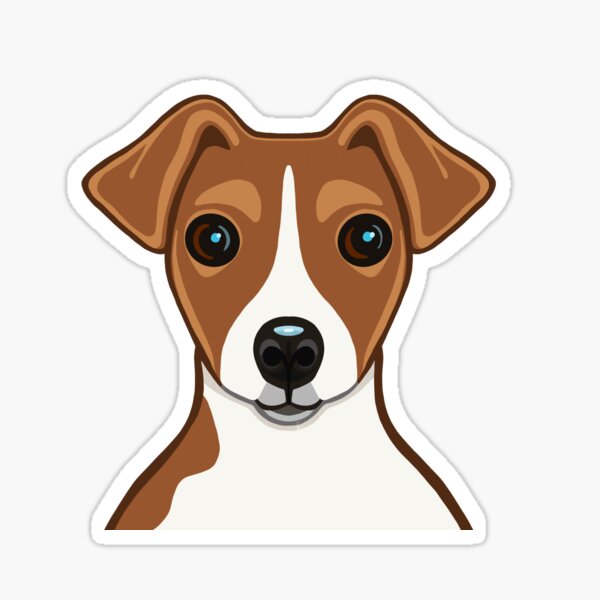 "cute jack russell terier" Sticker for Sale by trudette | Redbubble