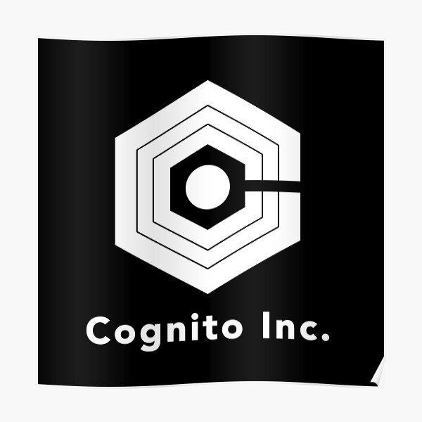 "Cognito inc. Inside job logo" Poster for Sale by TrendyTeeHub | Redbubble