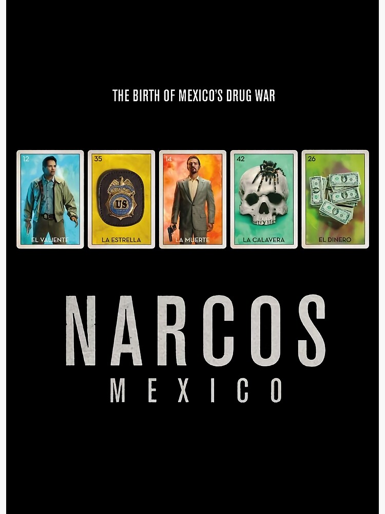 "Narcos Mexico" Poster by titikolor | Redbubble