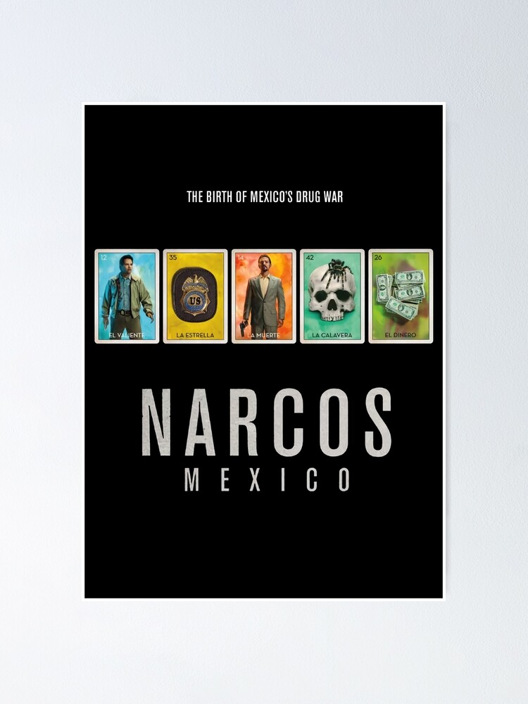 "Narcos Mexico" Poster by titikolor | Redbubble