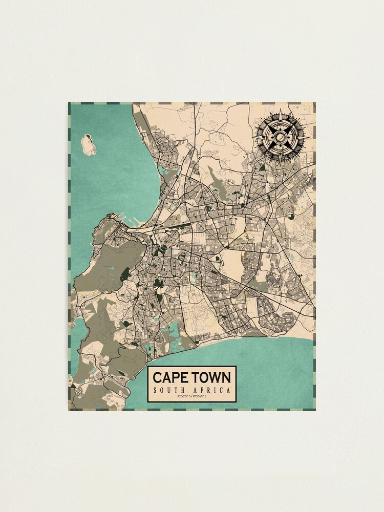 Printable Map Of Cape Town South Africa
