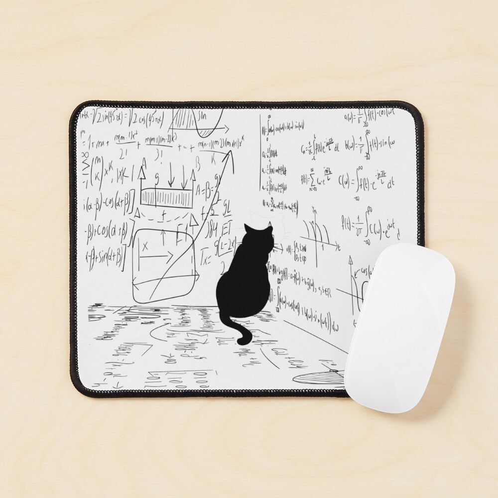 "Cat Math Calculations" Poster for Sale by SassieGabbie | Redbubble