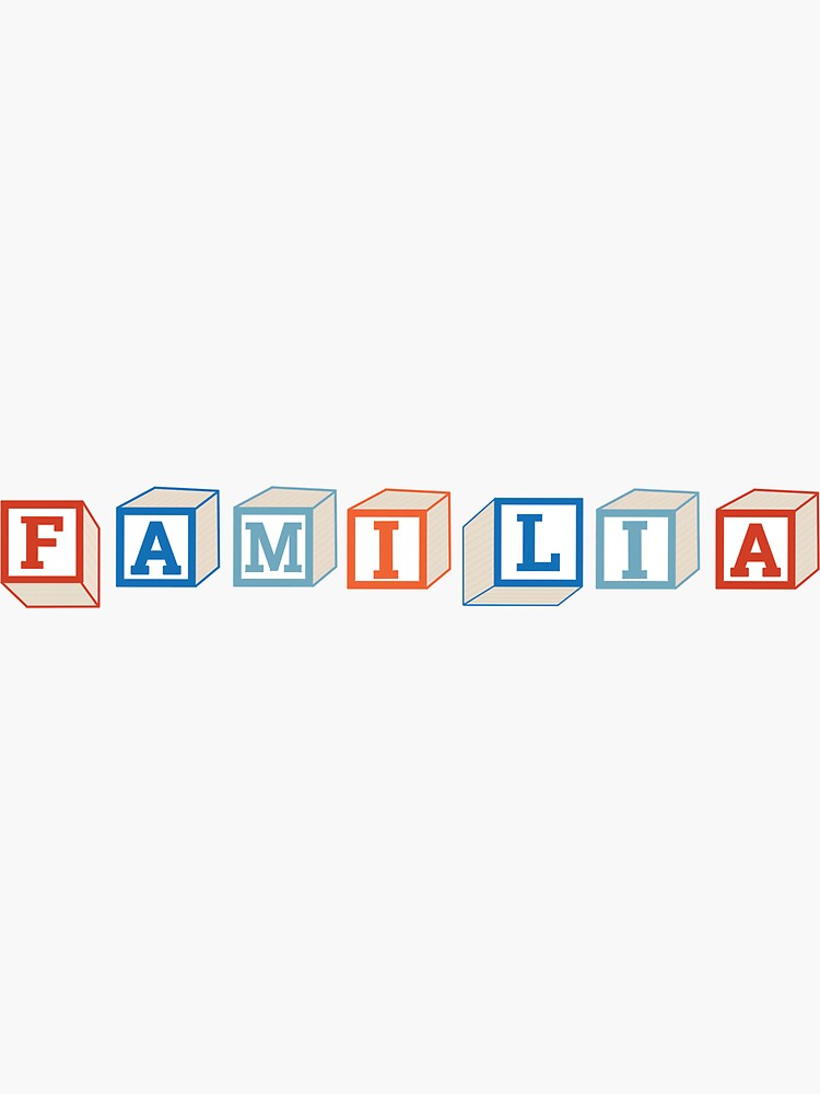 "Familia(SHPE Colors)" Sticker for Sale by SHPE-IIT | Redbubble