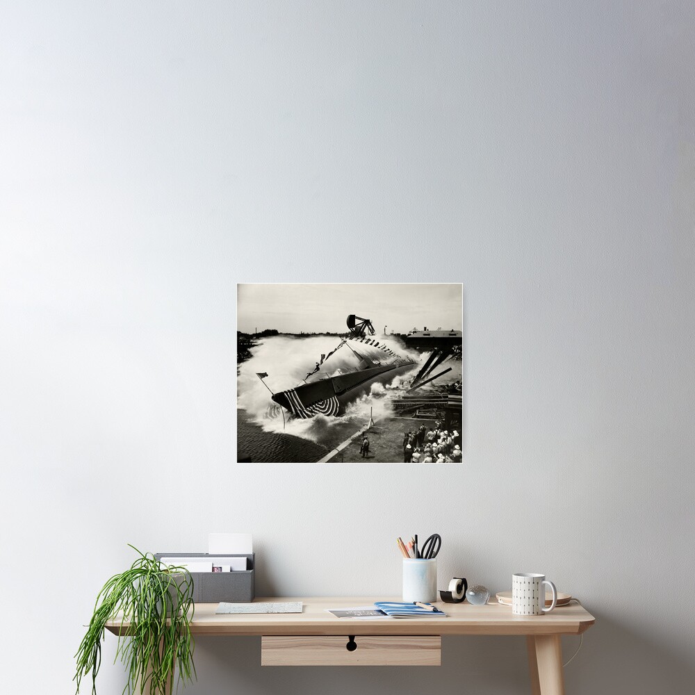 "WWII Submarine USS Rock" Poster for Sale by retrophotoworks | Redbubble