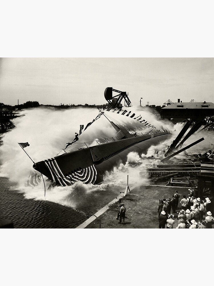 "WWII Submarine USS Rock" Poster for Sale by retrophotoworks | Redbubble