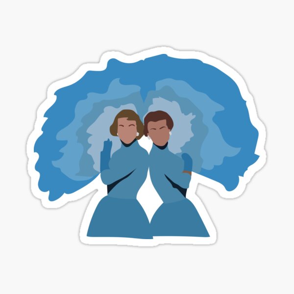 "White Christmas Sisters" Sticker for Sale by mkunze | Redbubble