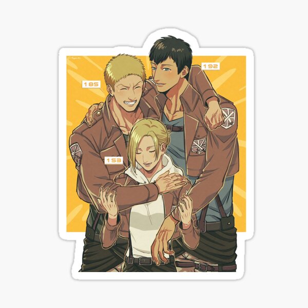 "Erwin Smith - Attack on Titan" Sticker by Kurama-store | Redbubble