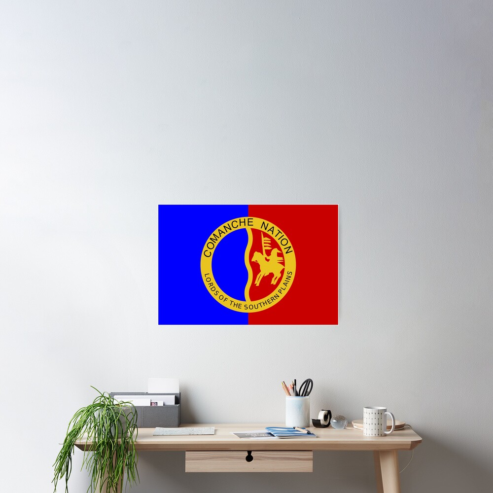 "Flag of the Comanche Nation" Poster for Sale by mo91 | Redbubble