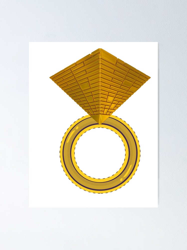 "İnverted Pyramid On The Ring" Poster for Sale by TemizShop | Redbubble