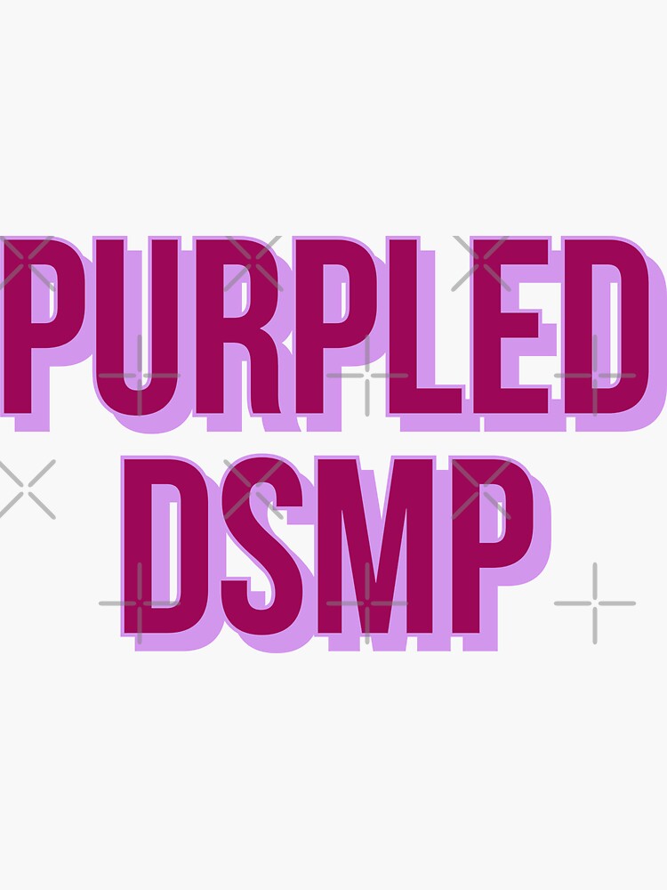 "purpled dsmp" Sticker for Sale by Funkteezz | Redbubble