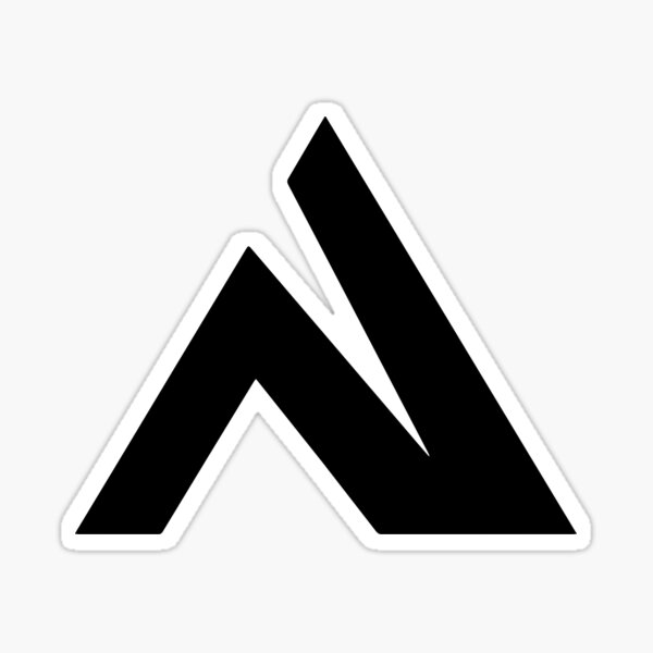 "Black Logo" Sticker for Sale by NinevehMedia | Redbubble