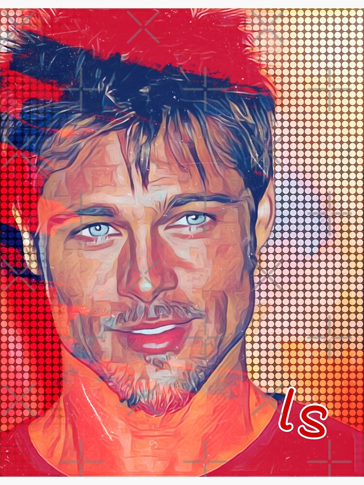 "Brad pitt" Sticker for Sale by V2711S | Redbubble