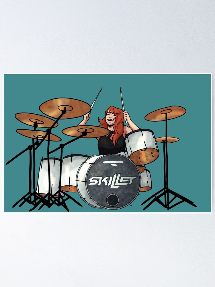 "Jen Ledger - Skillet " Poster for Sale by rachel4reading | Redbubble